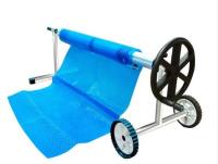 China Manual Stainless Steel 304 Swimming Pool Solar Cover Dustproof Swimming Pool Cover Reel for sale
