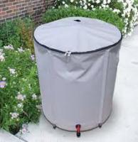 China 50L Rainwater Storage PVC Tree Watering Bag Foldable Garden Rain Collection for sale