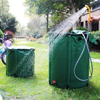 China Movable PVC 200L Rainwater Collection Barrel For Garden Rain Storage for sale