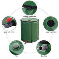 China 1000L SGS Outdoor Rainwater Storage Barrel PVC Tarpaulin Foldable for sale