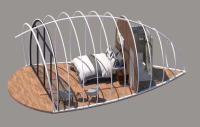 China 6mx10m Metal Outdoor Glamping Tent Luxury For 2 Persons for sale