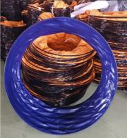 China PVC Tarpaulin Waterproof Protective Cover Anti Leakage Round Silicon Coating for sale