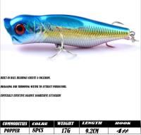 China 9.20cm 17g Laser Bionic Fishing Bait 3 Plastic Lures Sea Fishing for sale