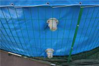 China Foldable 50000 Liters PVC Tarpaulin Fish Pond With Steel Mesh for sale