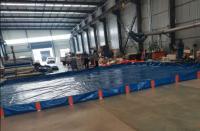 China Indoor 0.90mm PVC Tarpaulin Tank Gasline Spill Prevention 10Mx10M for sale