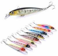China 9cm / 7.3g Sea Fishing Bionic Bait Bass Floating Minnow Lures for sale