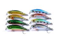 China Submerged Minnow Fishing Lures Baits Warped Bass 4.7cm / 3.7g for sale