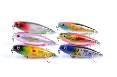 China 6 Colors Floating Pencil Bait 5.9cm / 6.9g Bionic Fake Hard for sale