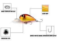 China 4.5CM Fishing Lures Baits Small Rock Floating Water Mini Warped Hard for sale