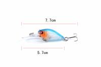 China Fake Plastic Fishing Lures Baits 5.7cm 4.7g Anti Corrosion for sale