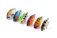 China Waterproof Fake VIB Bait 4.4cm 8.6g Warped Laser Reflection for sale