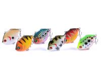 China Waterproof Fake VIB Bait 4.4cm 8.6g Warped Laser Reflection for sale