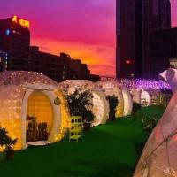 China 5M Inflatable Bubble Tent Two Layers Good Insulation Outdoor for sale