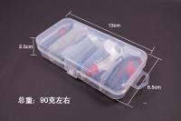 China Rubber Lead Equipped Fish Set Fishing Lure Baits 5 Pcs/Box Multicolor for sale