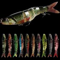 China Mackerel Bionic Eight Section Hard Fishing Lure Bait 20g 13.5cm for sale
