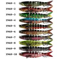 China Mackerel Bionic Eight Section Hard Fishing Lure Bait 20g 13.5cm for sale