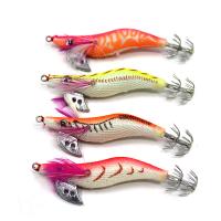 China Squid Hook Plastic Fake Fishing Lures Baits 4PCS/Pack for sale