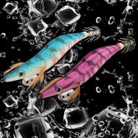 China Luminous Wooden Shrimp Set Sea Fishing Gear Lures ABS Material for sale