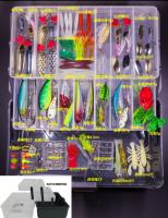 China 177 - 301 PCS Fishing Tackle Set Soft Lure Silicone Bait Tackle Accessories Kit for sale