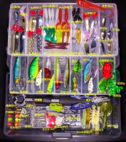 China 177 - 301 PCS Fishing Tackle Set Soft Lure Silicone Bait Tackle Accessories Kit for sale