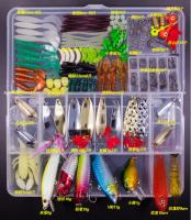 China Crankbait Fishing Lures Set Soft Silicone 18 - 181 PCS for sale