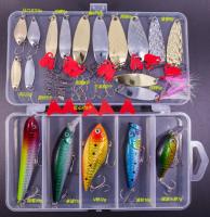 China Metal Jig Spoons Fishing Lures Set Anti Corrosion 17 - 73 PCS for sale