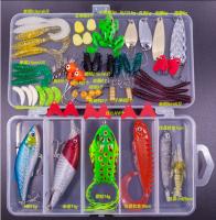China 14 - 78 PCS Fishing Lures Set Metal Jig Spoons With Soft Silicone Bait for sale