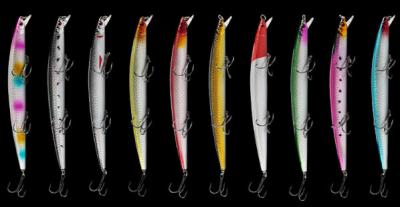 China 10 Colors 18CM/23.80g 2# Hooks Big Minnow Perch,Crucian,Culter Alburnus Plastic Fishing Bait for sale