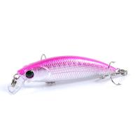 China 10 Colors 6.70CM/5g 8# Hooks Perch,Crucian,Culter Alburnus Plastic Fishing Bait Plastic Minnow Lures for sale