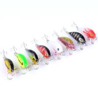 China 8 Colors 5CM/3.6g 10# Hooks Hard Plastic Fishing  Bait Minnow Lures for sale