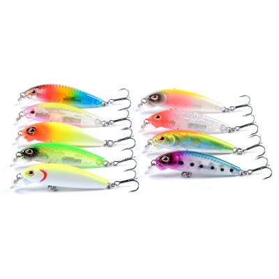 China 9 Colors 5.5CM/5.70G Sinking Minnow Fishing Lure Mullet,Perch,Catfish Plastic Hard Bait for sale