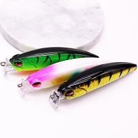 China 5 Colors 8.5CM/9G Perch,Catfish Plastic Hard Bait Casting Trolling Popper Fishing Lure for sale