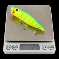 China 5 Colors 9CM/11g Perch,Catfish Plastic Hard Sea Bait Casting Trolling Popper Fishing Lure for sale