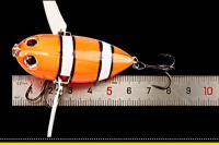 China 8 Colors 6CM/12.5g Metal Wobblers Bait Topwater Floating Popper Fishing Lure for sale