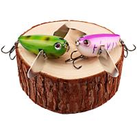 China 8 Colors 6CM/12.5g Metal Wobblers Bait Topwater Floating Popper Fishing Lure for sale