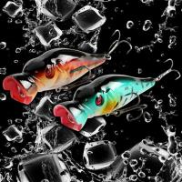 China 6 Colors 8.50CM/11g Perch,Catfish Plastic Hard Bait Casting Trolling Floating Popper Fishing Lure for sale