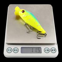 China 6 Colors 8.50CM/11g Perch,Catfish Plastic Hard Bait Casting Trolling Floating Popper Fishing Lure for sale