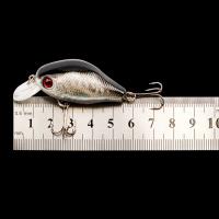 China 5 Colors 6CM/7.8g 3D Eyes Plastic Hard Bait Casting Trolling 0.50m-1.5m Floating Crank Fishing Lure for sale