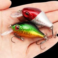 China 5 Colors 6CM/7.8g 3D Eyes Plastic Hard Bait Casting Trolling 0.50m-1.5m Floating Crank Fishing Lure for sale