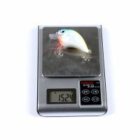 China 6 Colors 7.5CM/15.2g 3D Eyes Plastic Hard Bait 0.30m-3m Floating Crank Fishing Lure for sale