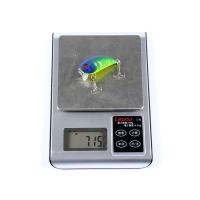 China 6 Colors 5.1CM/7.2g 8#Hooks 3D Eyes Plastic Hard Bait 0.30m-0.9M Floating Crank Fishing Lure for sale