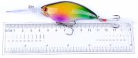 China 6 Colors 11CM/18g 4#Hooks 3D Eyes Laser Bait 0.30m-1.5M Floating Crank Fishing Lure for sale