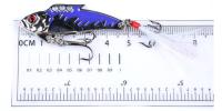 China 4 Colors 5CM/8g 8# Feather Hook full Swimming Layer Hard Bait VIB Fishing Lure for sale