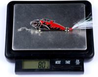China 4 Colors 5CM/8g 8# Feather Hook full Swimming Layer Hard Bait VIB Fishing Lure for sale
