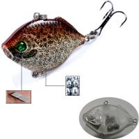 China 8 Colors 4.5CM/8.8g 10# Hook Full Swimming Layer Long Shot Hard Bait Painted VIB Fishing Lure for sale