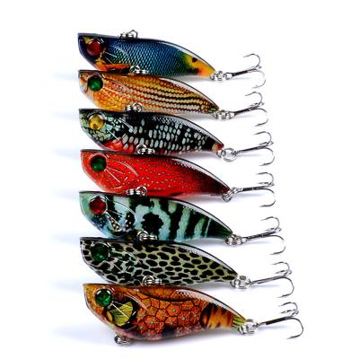 China Full Swimming Layer Painted VIB Fishing Hard Bait Lure 7 Colors 5.8CM 8# Hook for sale