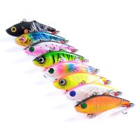 China 8 Colors Full Swimming Layer VIB Fishing Hard Bait  8# Feather Hook for sale