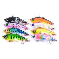 China 8 Colors Full Swimming Layer VIB Fishing Hard Bait  8# Feather Hook for sale