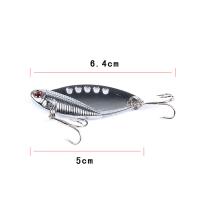 China Sliver Gold 5CM / 10g Hard VIB Fishing Lures Baits Anti Corrosion for sale