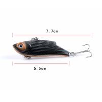China 3D Eyes Hard VIB Fishing Lure 10 Colors 5.50CM/10g 8# Hook for sale